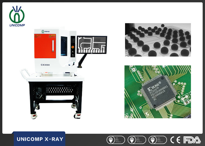 0.5kW Benchtop X Ray Machine Unicomp CX3000 pour la soudure froide de ...